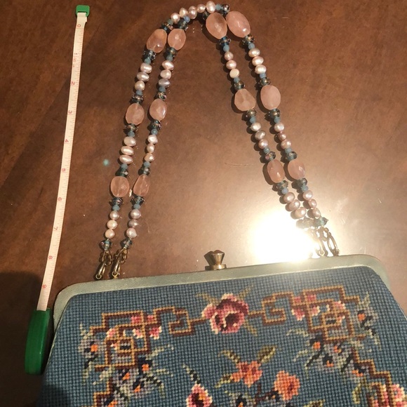 Bags | Needlepoint Purse | Poshmark